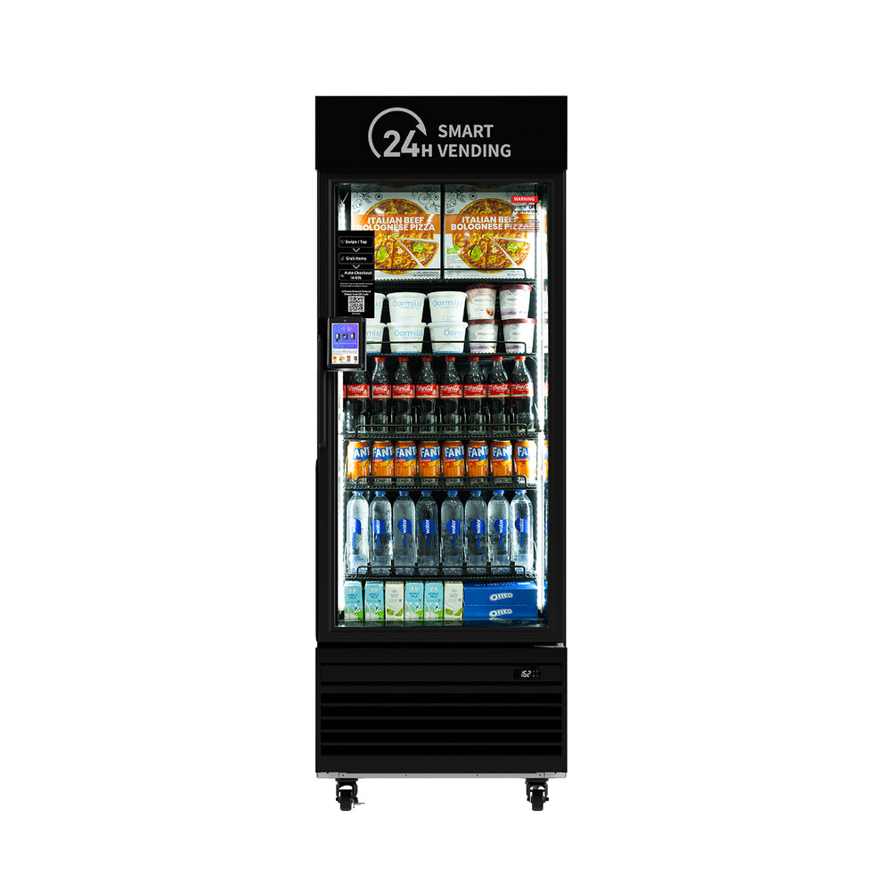HAHA AI Vending Freezer 550 | POS/NFC Flexi-Temp With 384 Bottles Spac